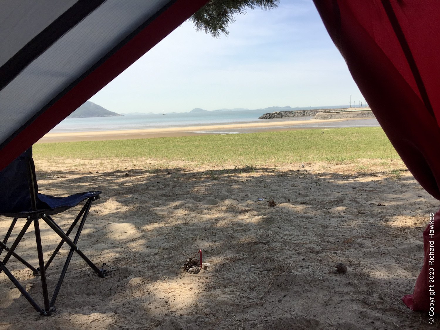 Beautiful peaceful beach for camping on Deokjeokdo Island - Roamad